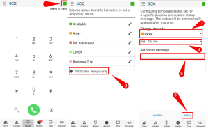 3CX Android user guide - 3SIP Services