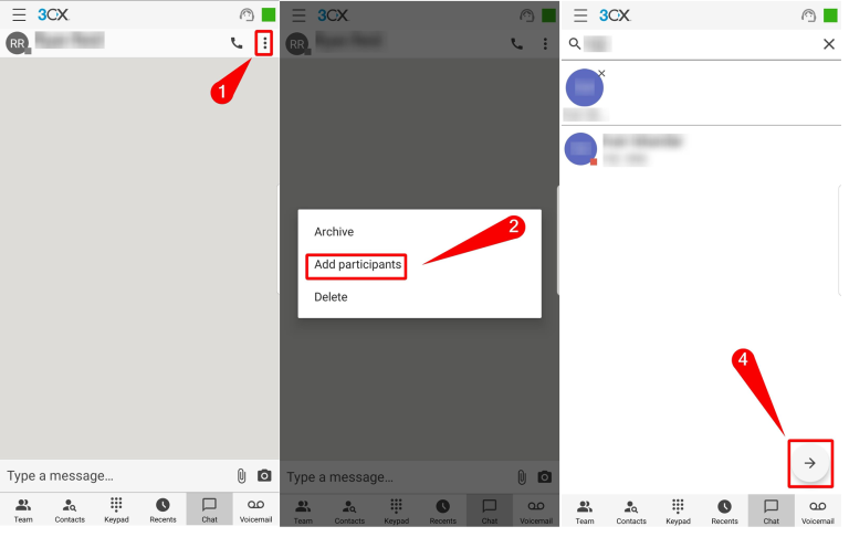 3CX Android user guide - 3SIP Services