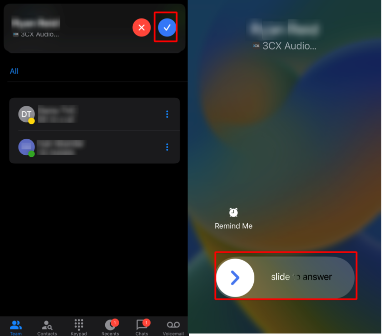 3CX iPhone user guide - 3SIP Services