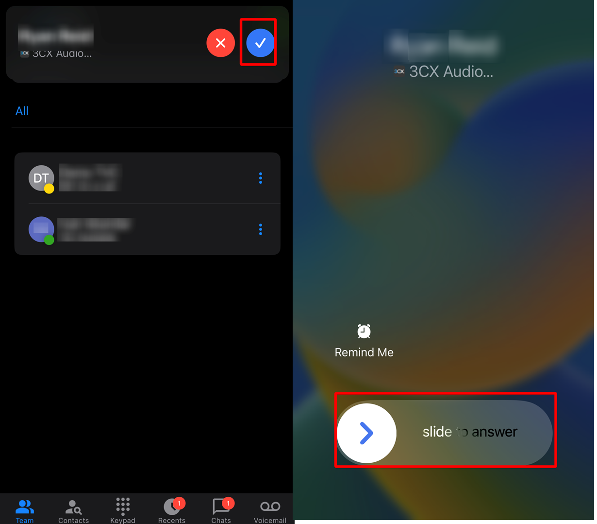 3CX iPhone user guide - 3SIP Services