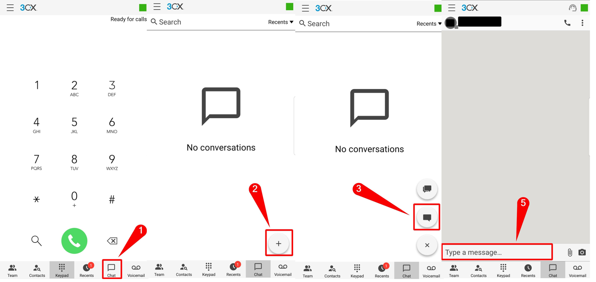 3CX Android user guide - 3SIP Services