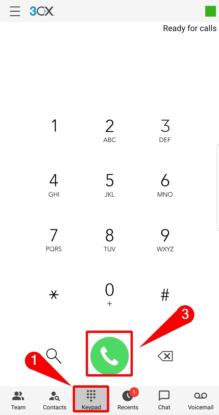 3CX Android user guide - 3SIP Services