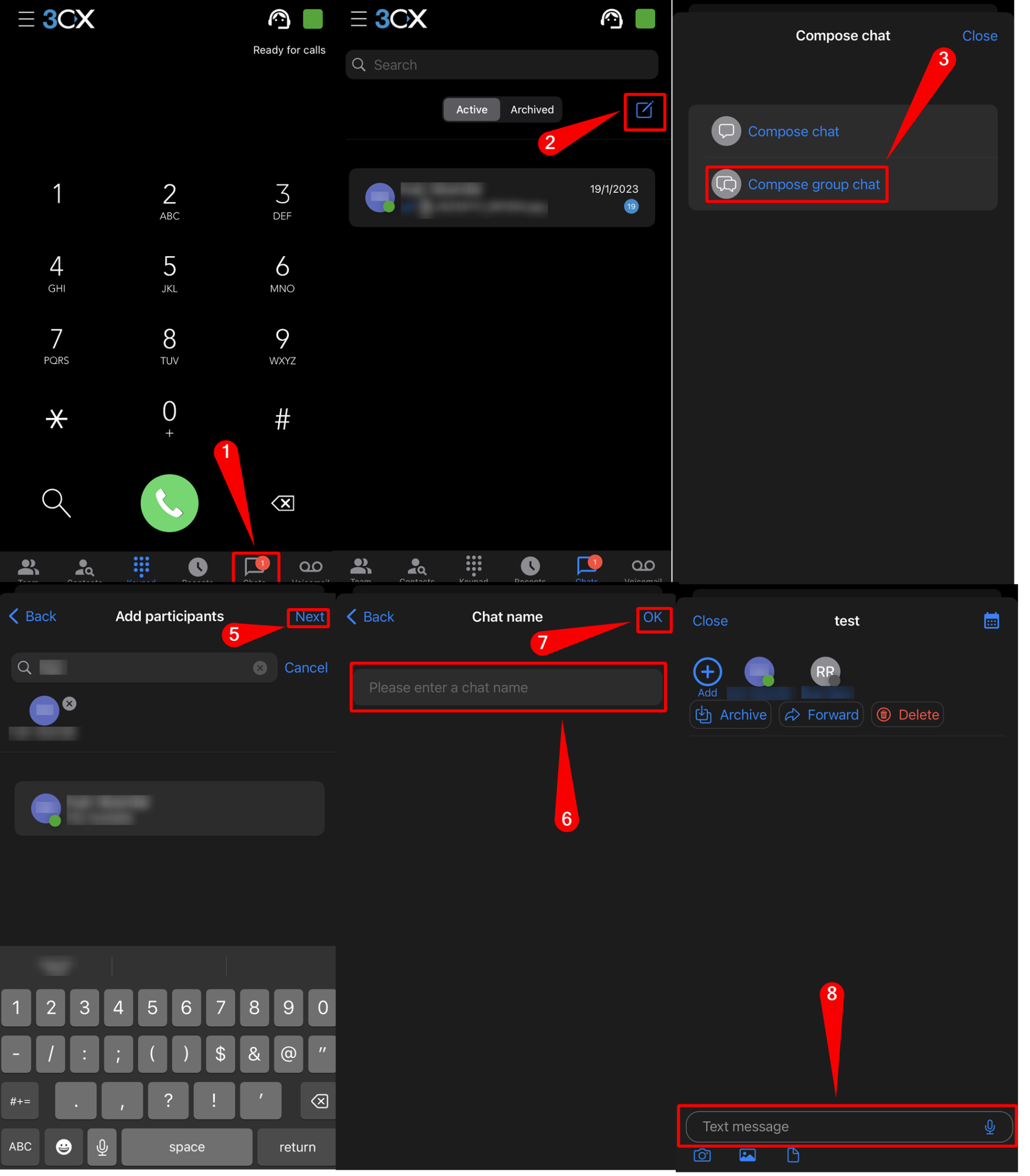 3CX iPhone user guide - 3SIP Services