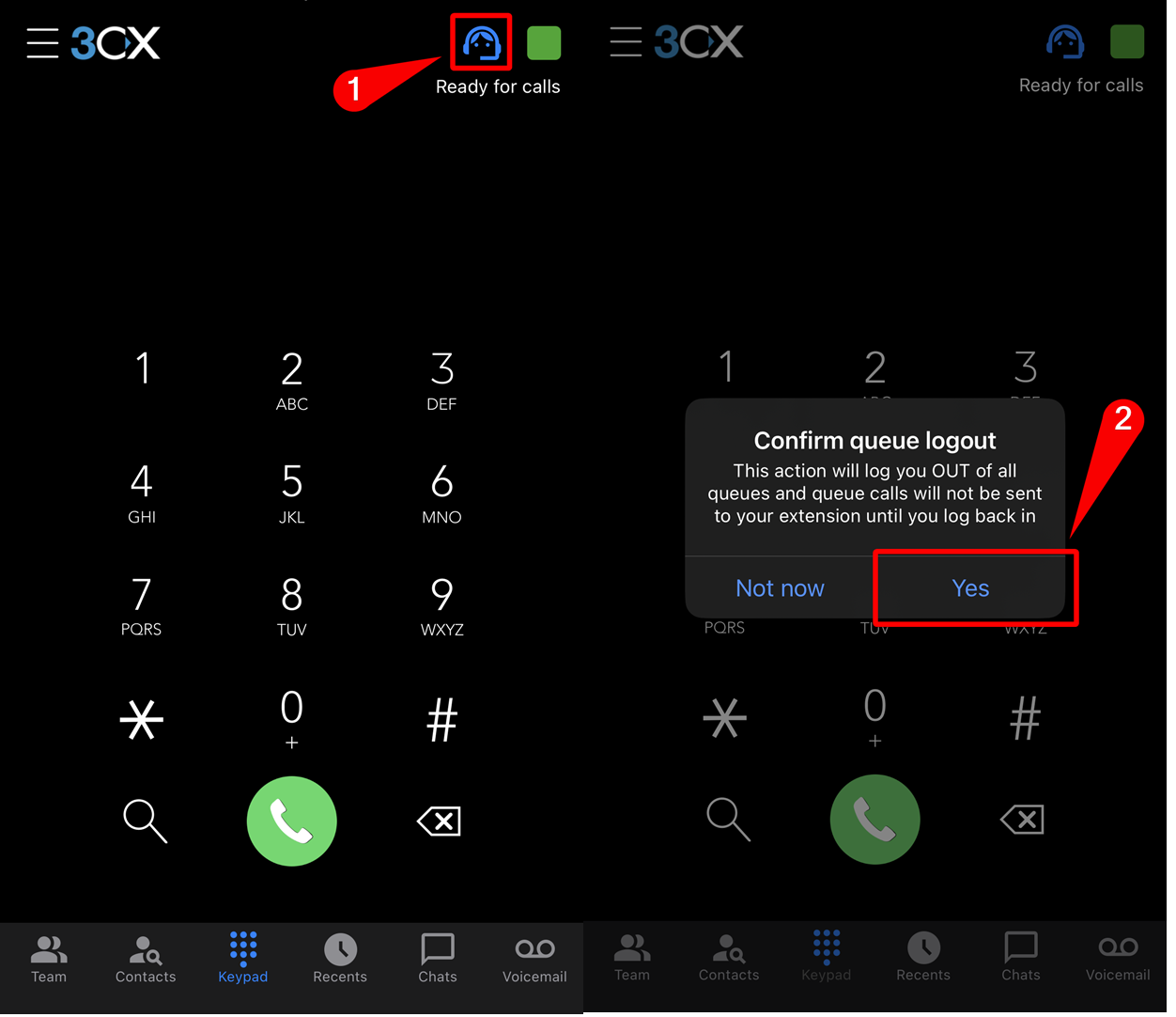3CX iPhone user guide - 3SIP Services