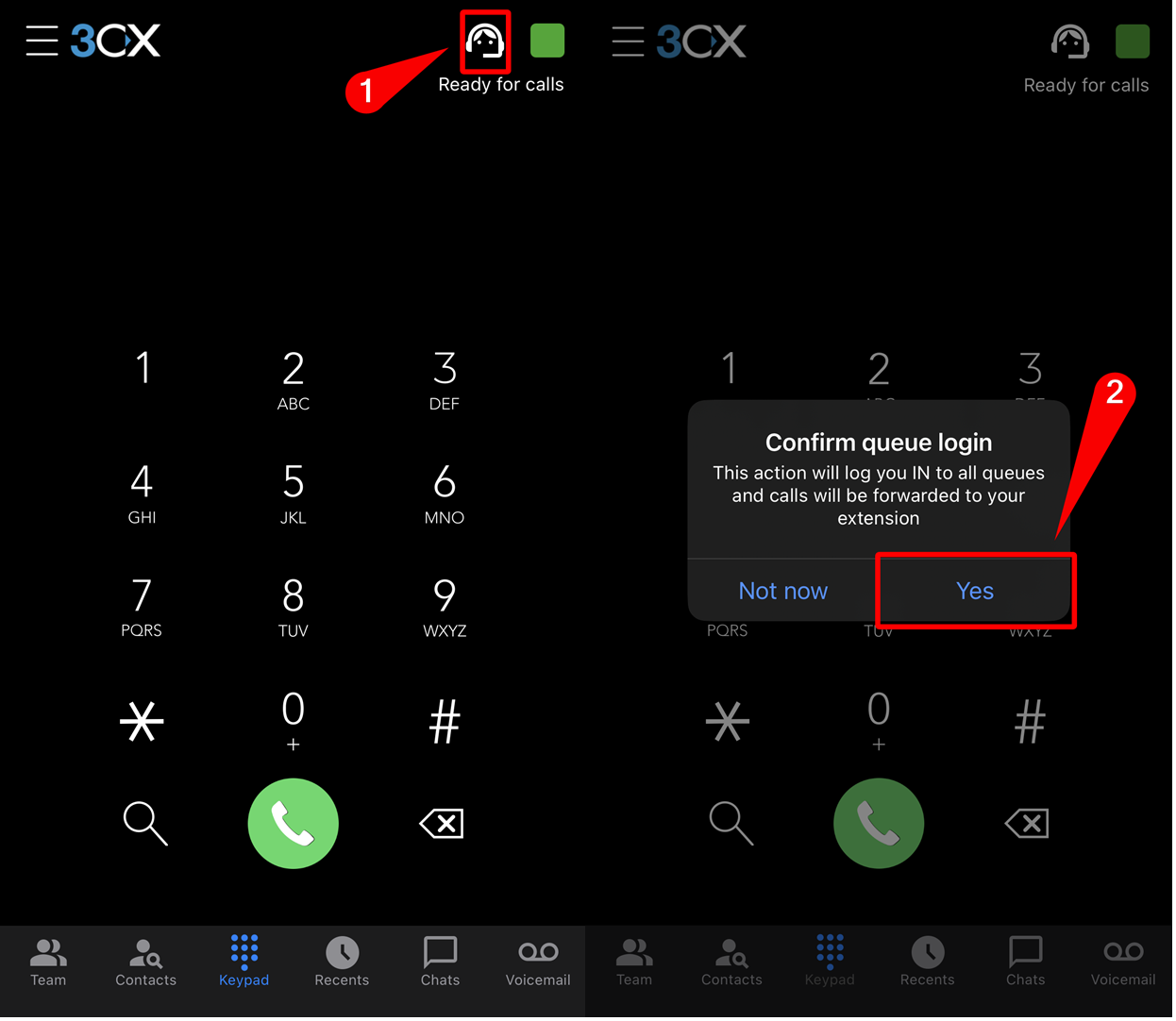 3CX iPhone user guide - 3SIP Services