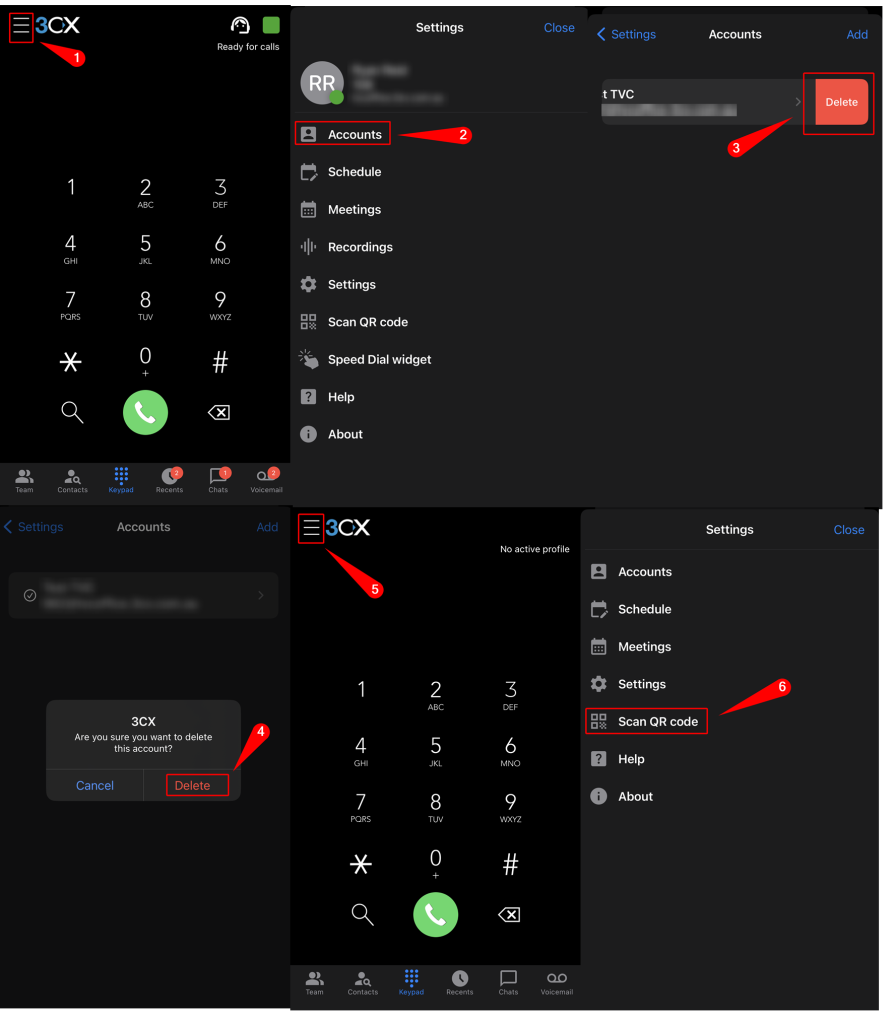 3CX iPhone user guide - 3SIP Services