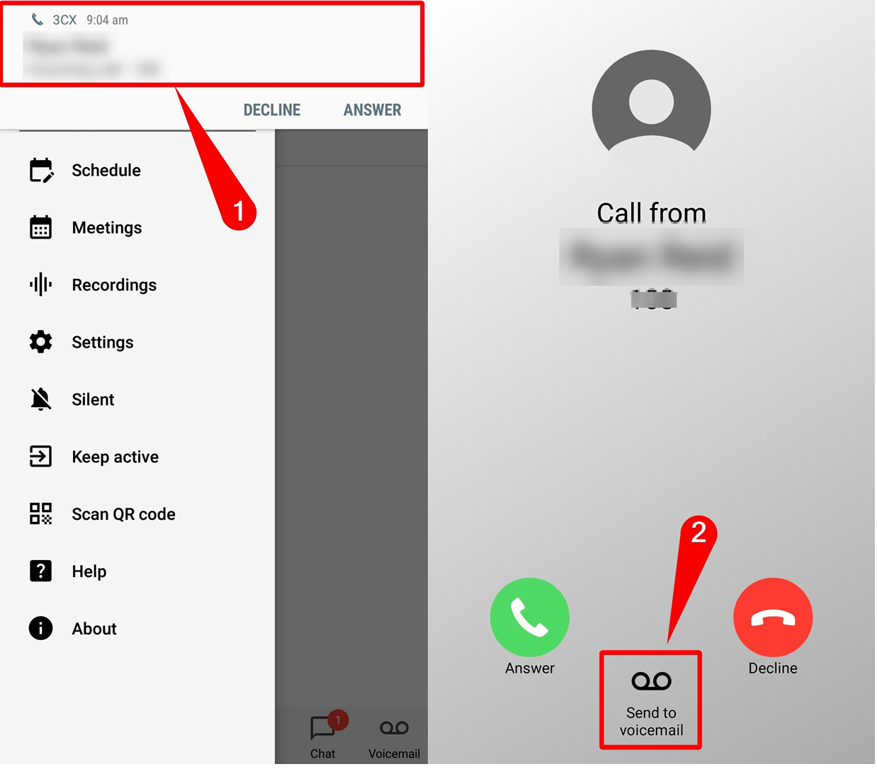 3CX Android user guide - 3SIP Services