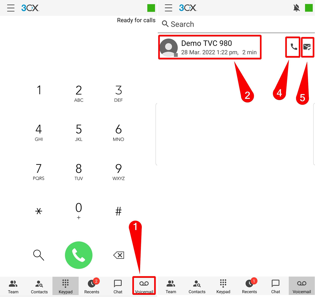 3CX Android user guide - 3SIP Services