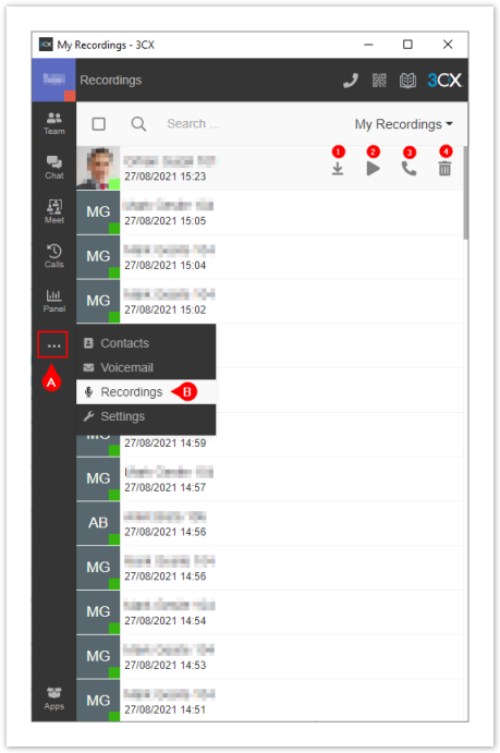 3CX WebClient user guide - 3SIP Services