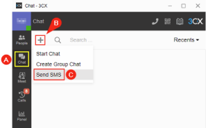 How to Send & Receive SMS with 3CX Chat as an Individual - 3SIP Services